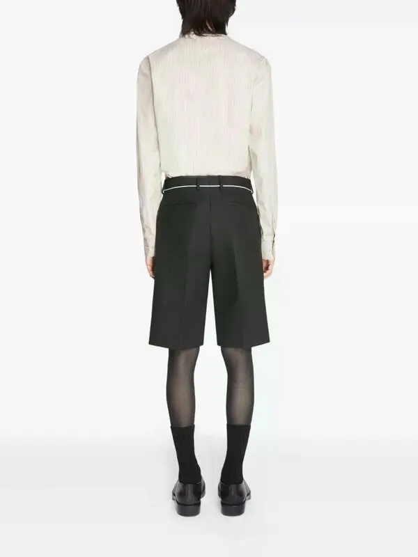 Dries Van Noten Tailored Wool Shorts