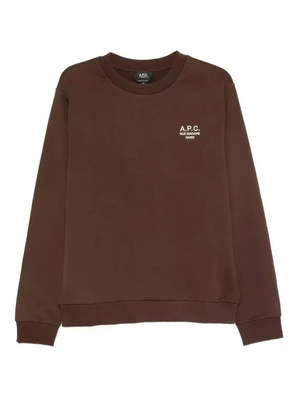 A.p.c. Standard Rue Madame Sweatshirt - Brown