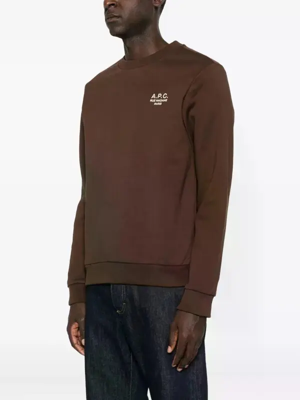 A.p.c. Standard Rue Madame Sweatshirt - Brown