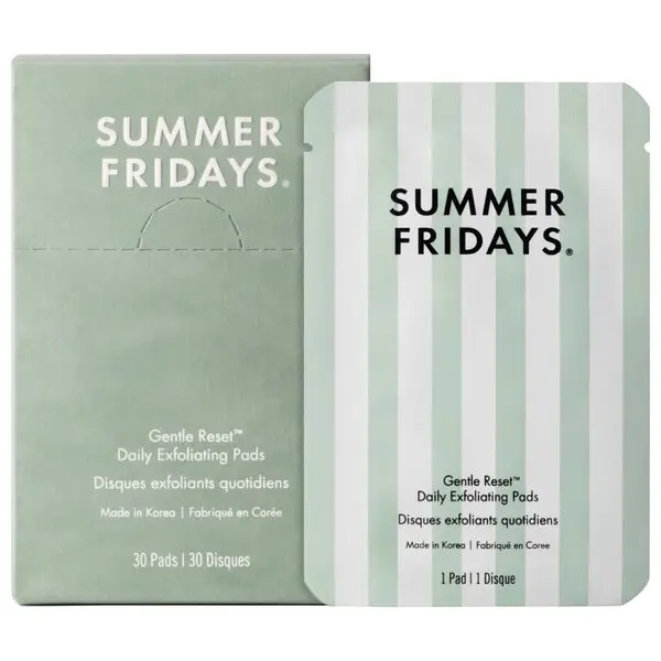 Summer Fridays Gentle Reset Daily Exfoliating Pads To Smooth + Minimize Pores With Ahas - One-color