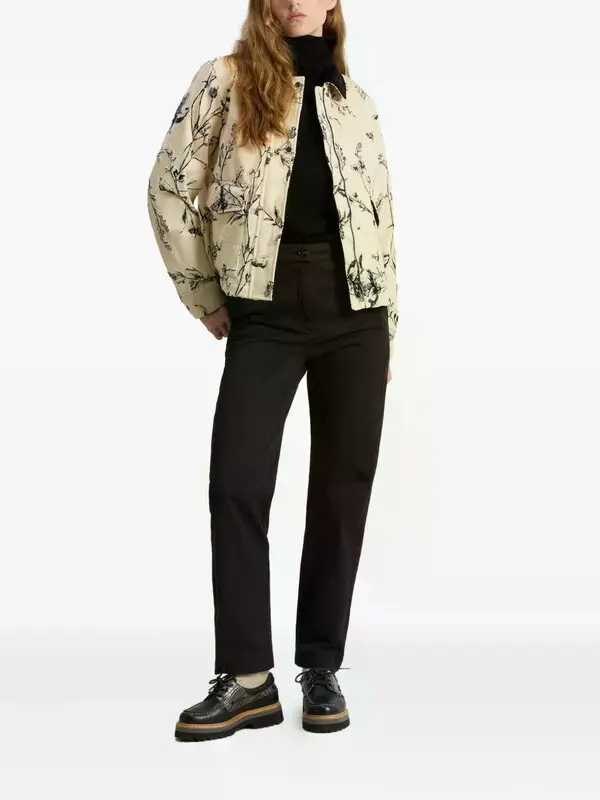Woolrich Floral-print Velvet Jacket