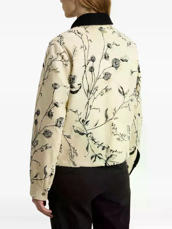 Woolrich Floral-print Velvet Jacket
