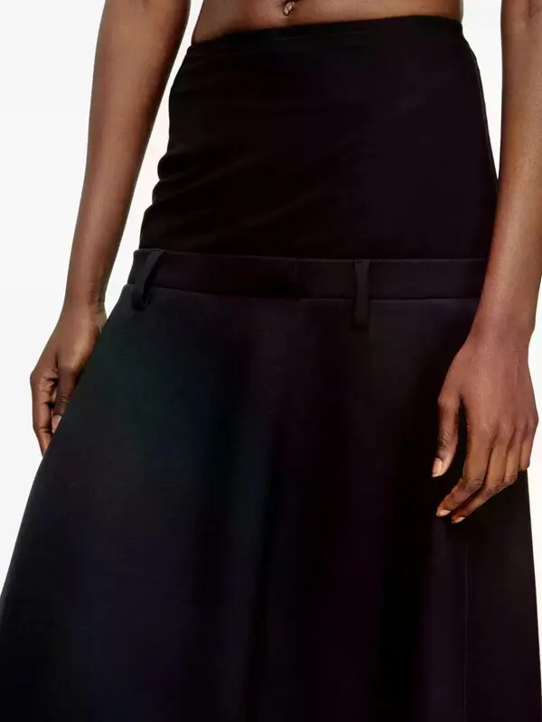 DIESEL® Drop-waist Flared Skirt