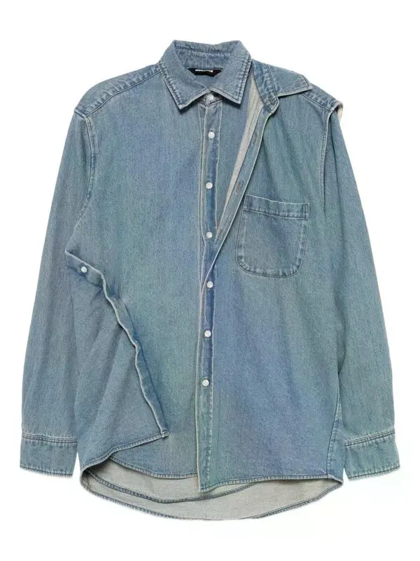 MOOHONG Double-layered Denim Shirt
