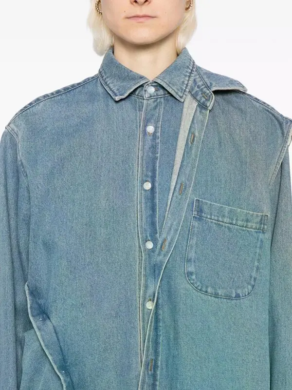 MOOHONG Double-layered Denim Shirt