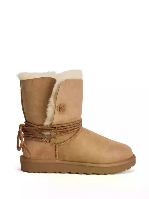 UGG Logo Detail Shearling Boots