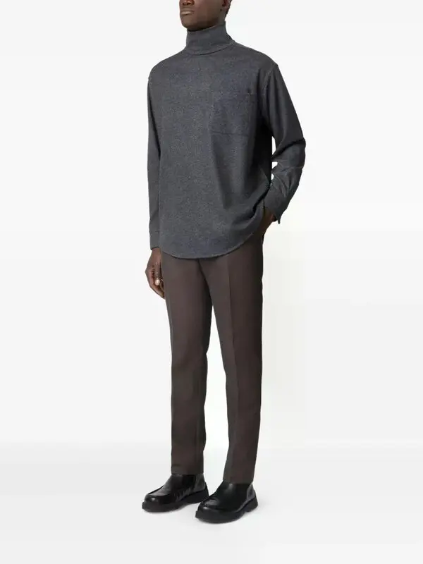 TOD'S Turtleneck Pocket Shirt