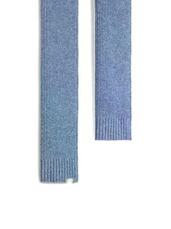 Woolrich Mouline Wool Scarf - Blue