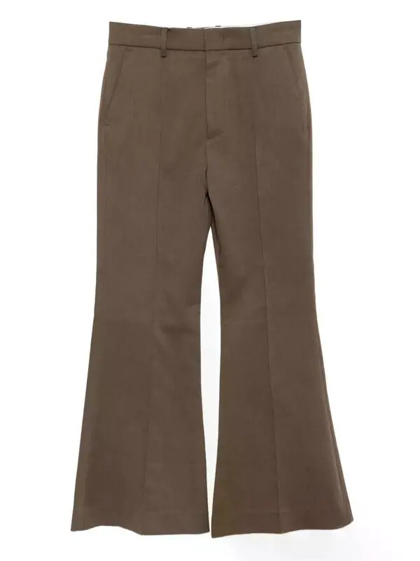 Rokh Flared Trousers - Brown
