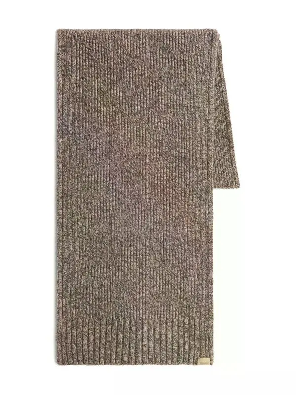 Woolrich Ribbed Wool Scarf - Brown