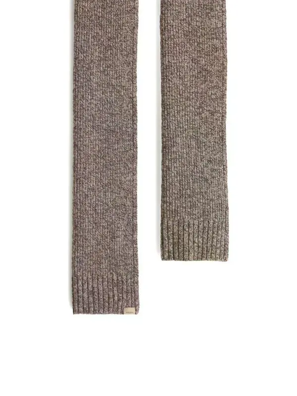 Woolrich Ribbed Wool Scarf - Brown