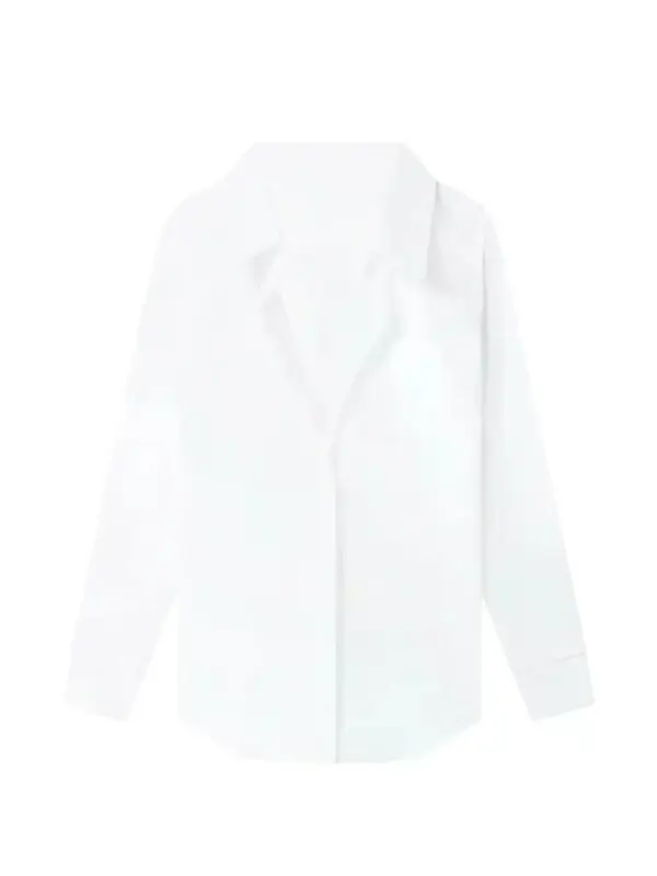 Stella McCartney Long-sleeve Cotton Poplin Shirt - Ivory