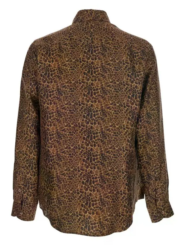 Emporio Armani Giraffe-print Shirt