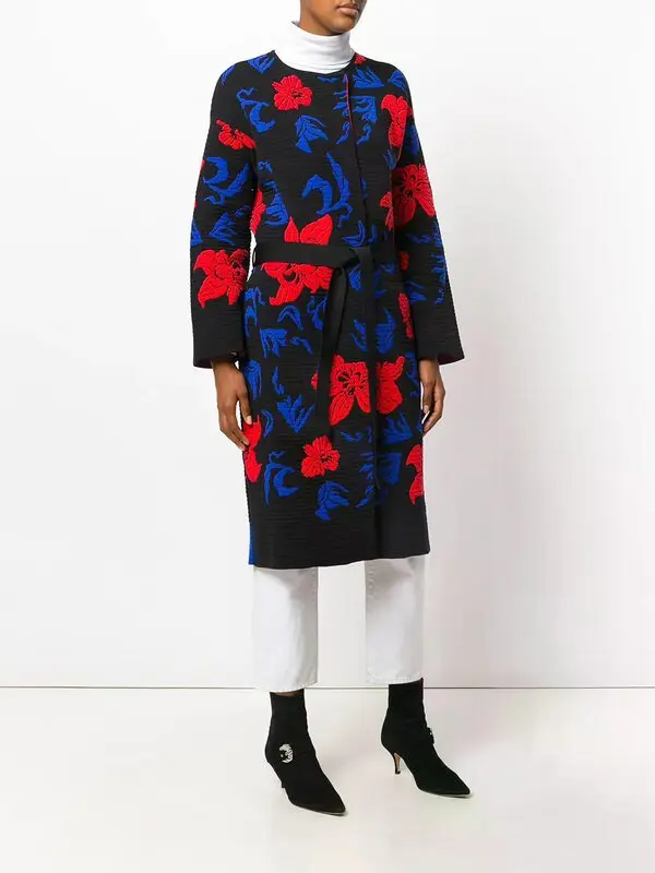 Emilio Pucci Knit Belted Overcoat