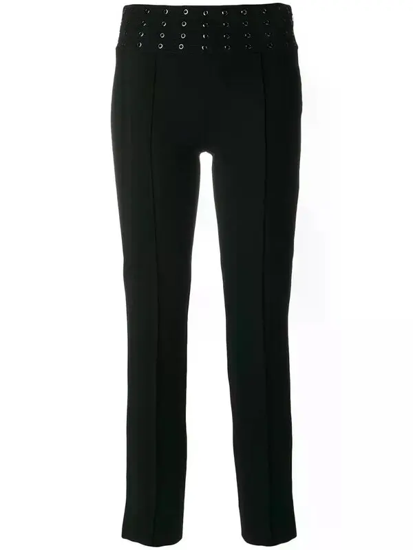 Emilio Pucci Embellished Waist Cropped Trousers