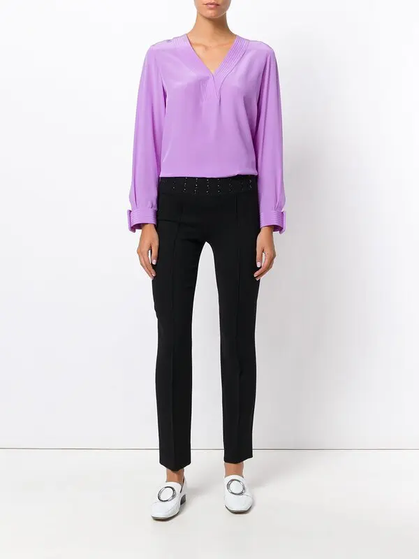 Emilio Pucci Embellished Waist Cropped Trousers