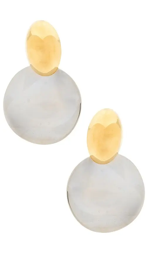 LUV AJ The Menorca Earrings - Two-tone