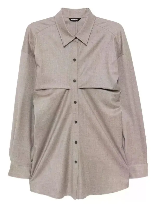 MOOHONG Pleated Shirt