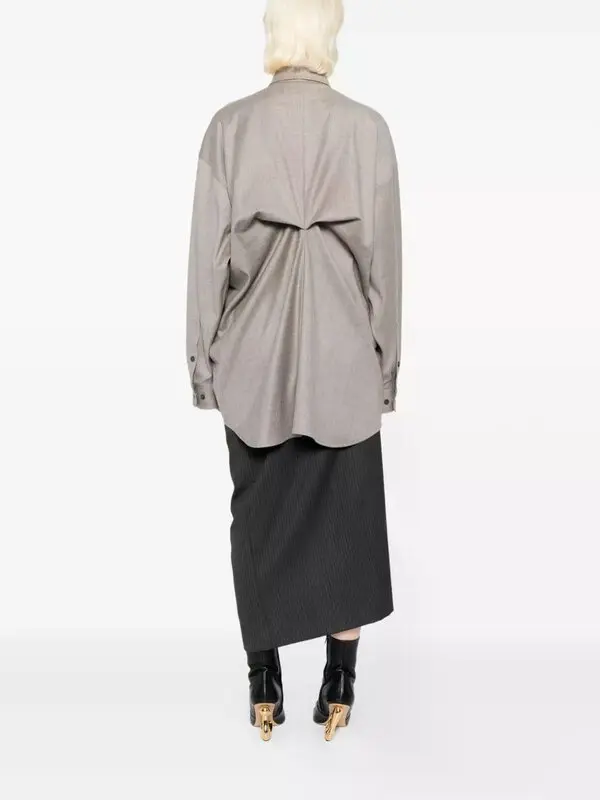 MOOHONG Pleated Shirt