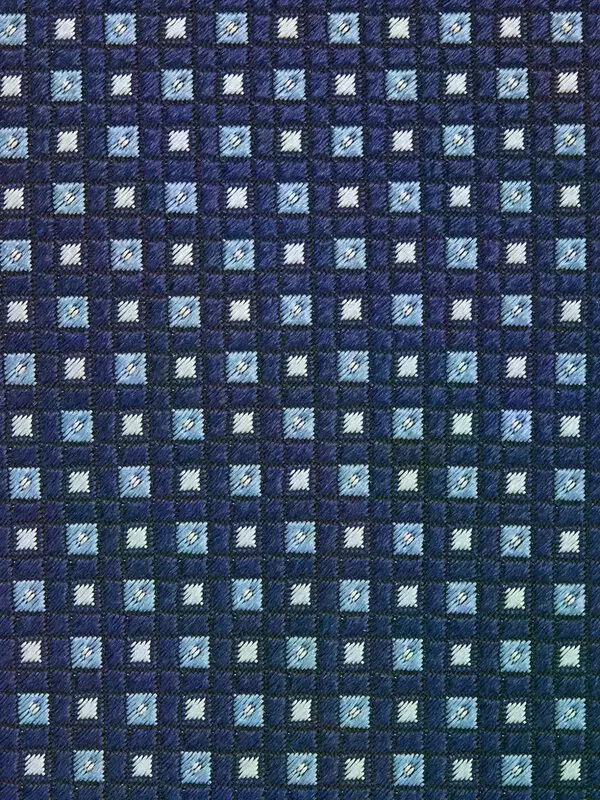 Zegna Geometric-pattern Silk Tie