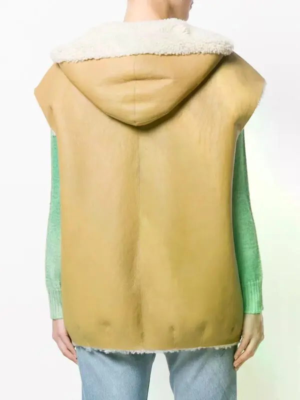 Michael Kors Zipped Shearling Gilet