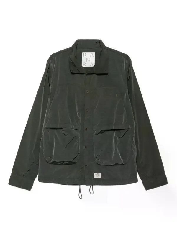 RANRA Button-fastening Patch-pocket Shirt Jacket