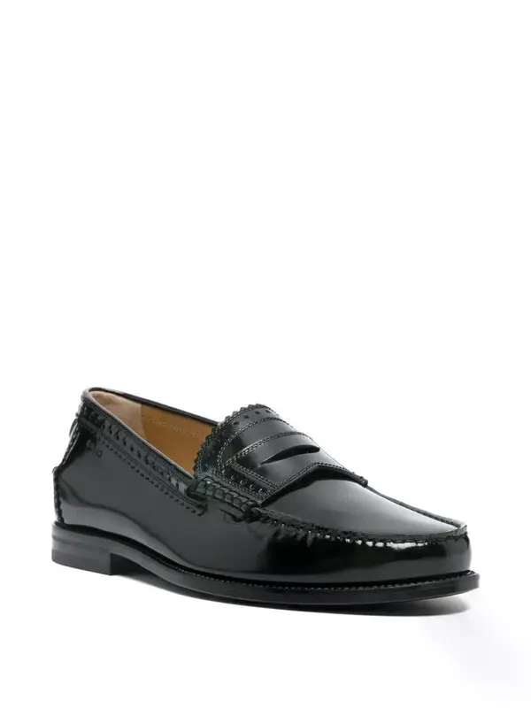 Bally Penny Leather Loafers