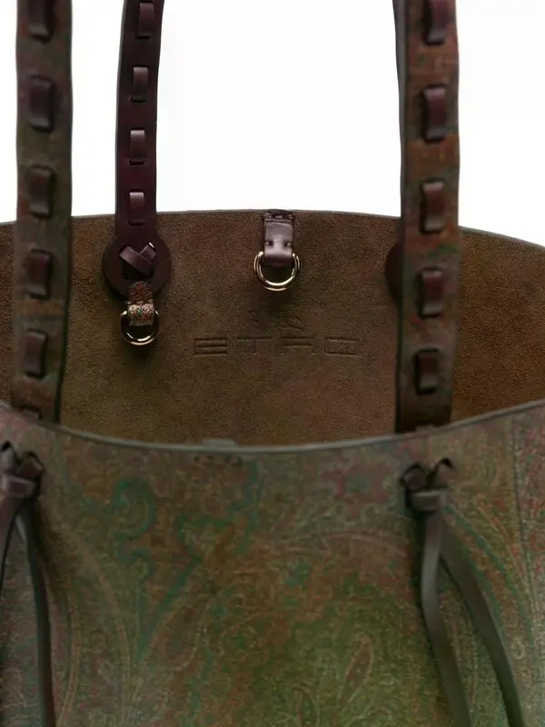 Etro Paisley-pattern Tote Bag - Brown