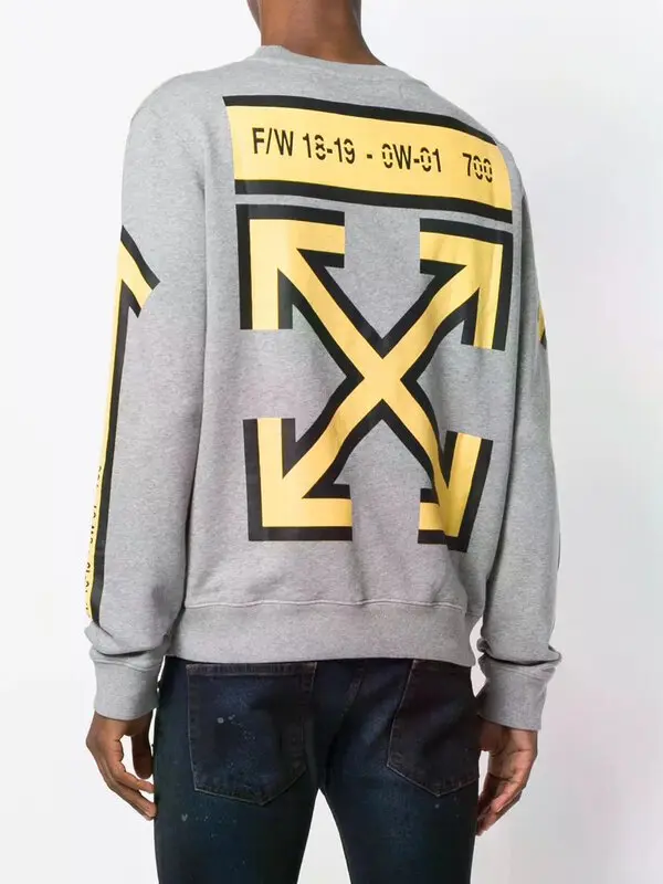 Off-White Arrows Sweatshirt - Grey