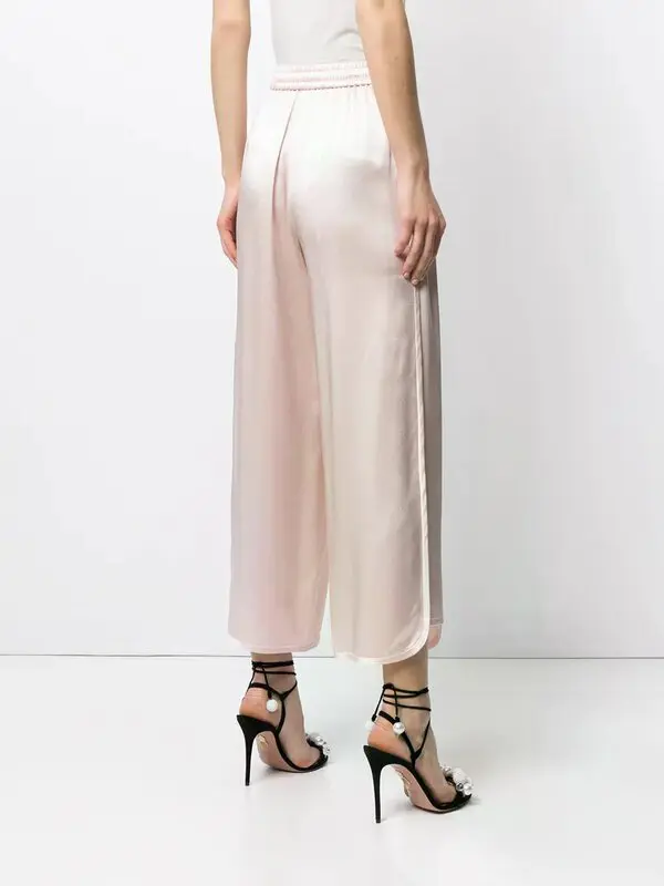 Adam Lippes Wide-leg Silk Trousers