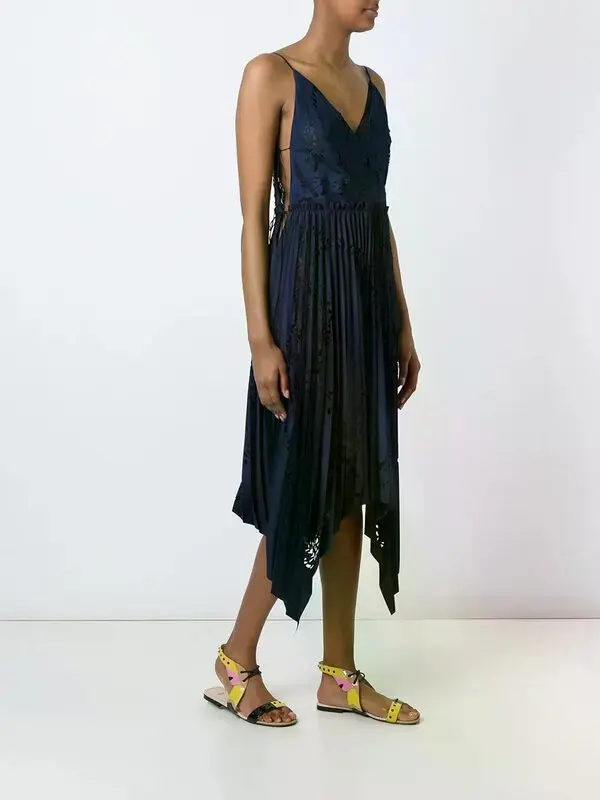 Emilio Pucci Pleated Asymmetrical Dress