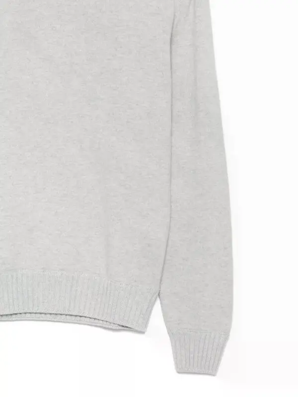 BARBA NAPOLI Cashmere Round-neck Sweater - Grey