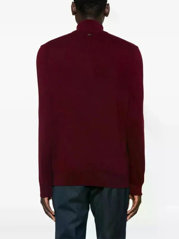 Corneliani High-neck Half-zip Jumper