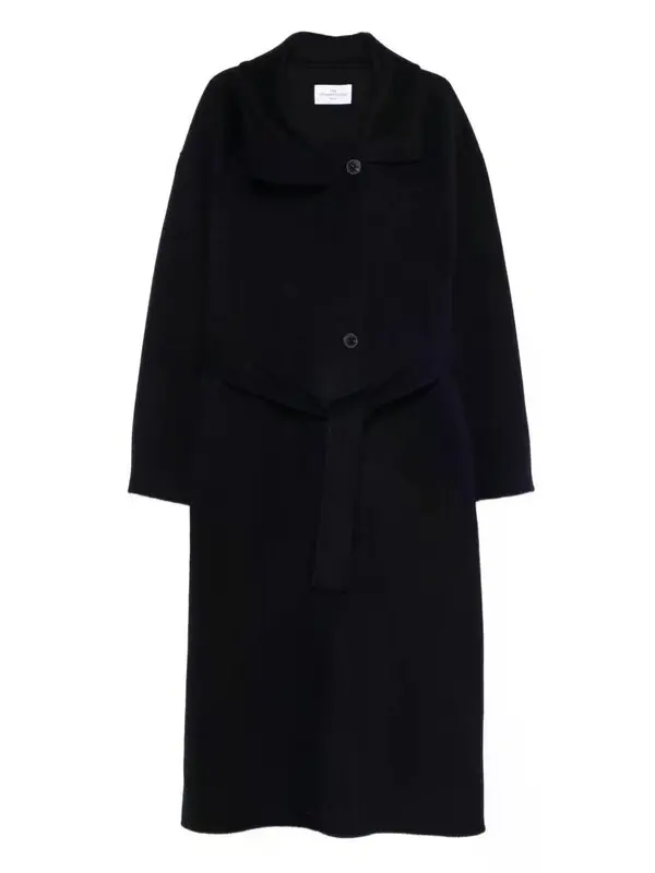 THE DYNAMIS STUDIO Belted Wool Coat