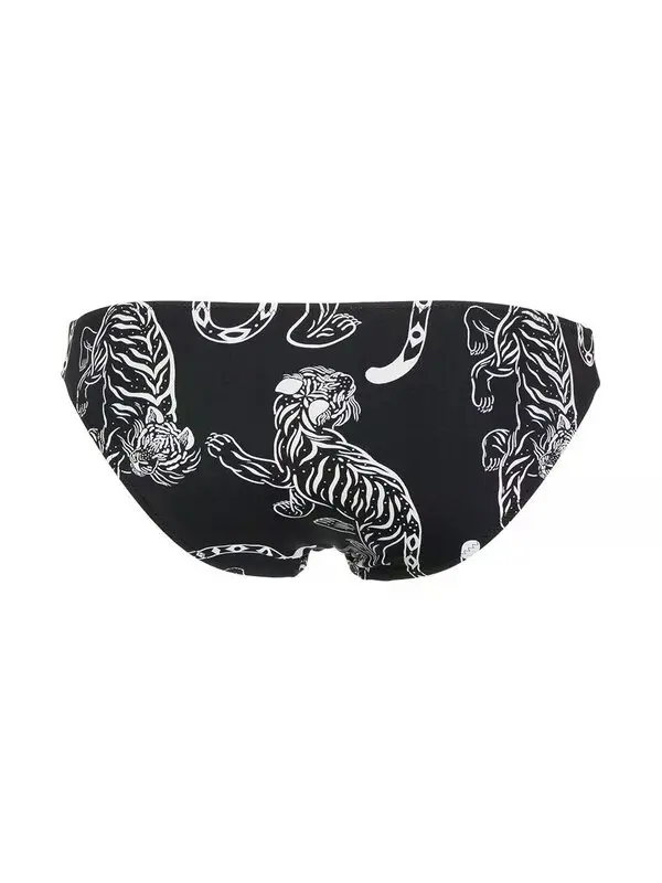 Solid & Striped The Eva Tiger-print Bikini Bottoms