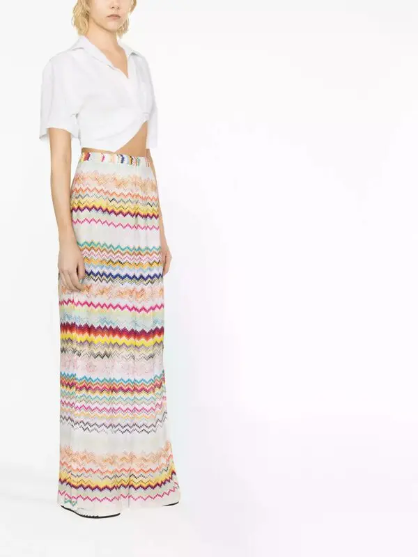 Missoni Zigzag Wide-leg Trousers
