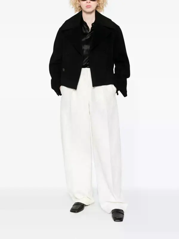 JOSEPH Double-breasted Cropped Jacket