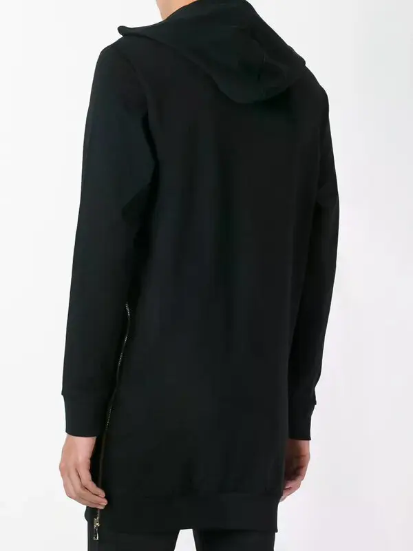 Balmain Embroidered Zip Hoodie