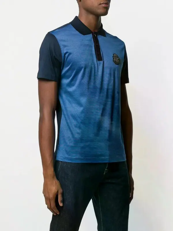 BILLIONAIRE Logo Patch Polo Shirt