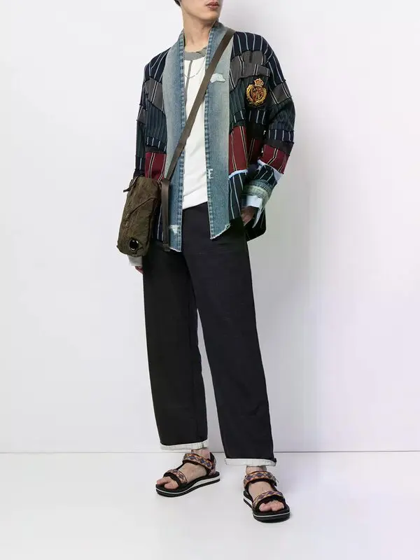 GREG LAUREN Patchwork Long-sleeved Jacket