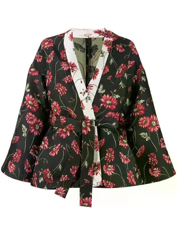 Adam Lippes Daisy-jacquard Kimono Jacket