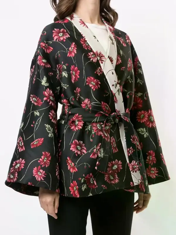 Adam Lippes Daisy-jacquard Kimono Jacket