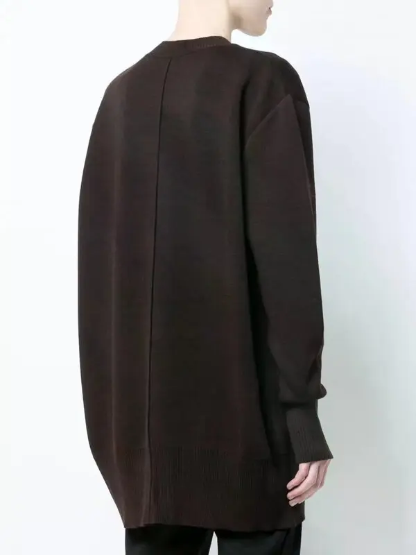 Vera Wang Metallic Patches Loose-fit Jumper