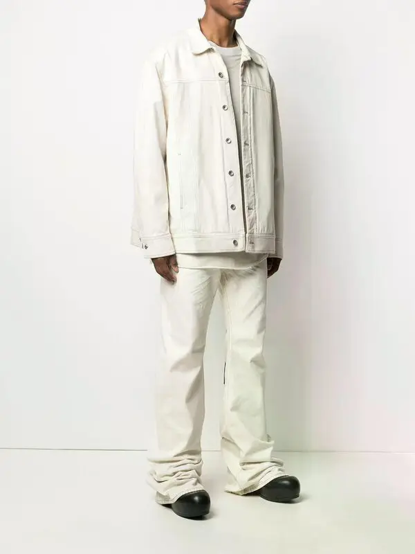 Rick Owens Jumbo Worker Jacket - Neutrals