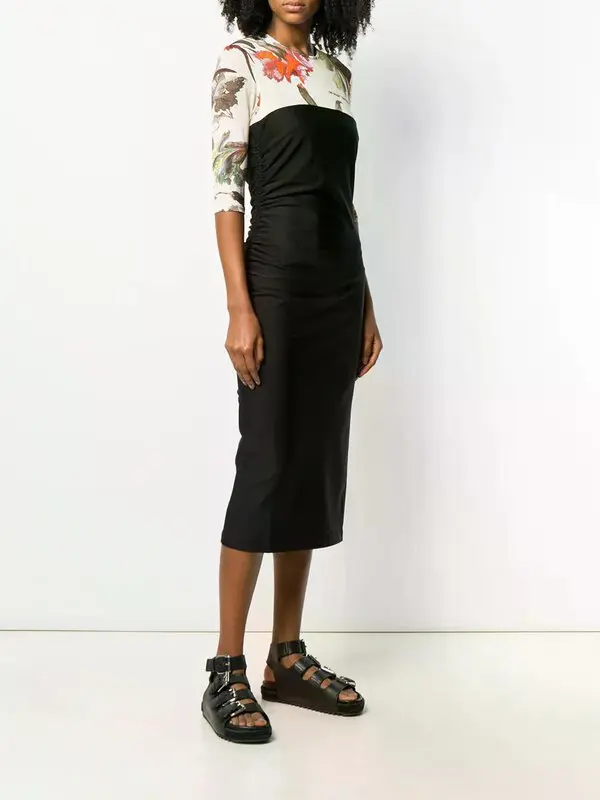 Off-White Two-layer Midi Dress