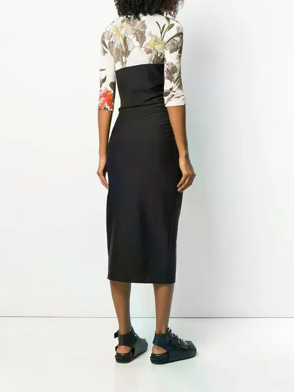 Off-White Two-layer Midi Dress