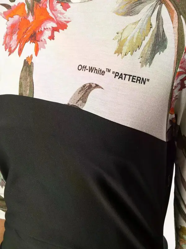 Off-White Two-layer Midi Dress