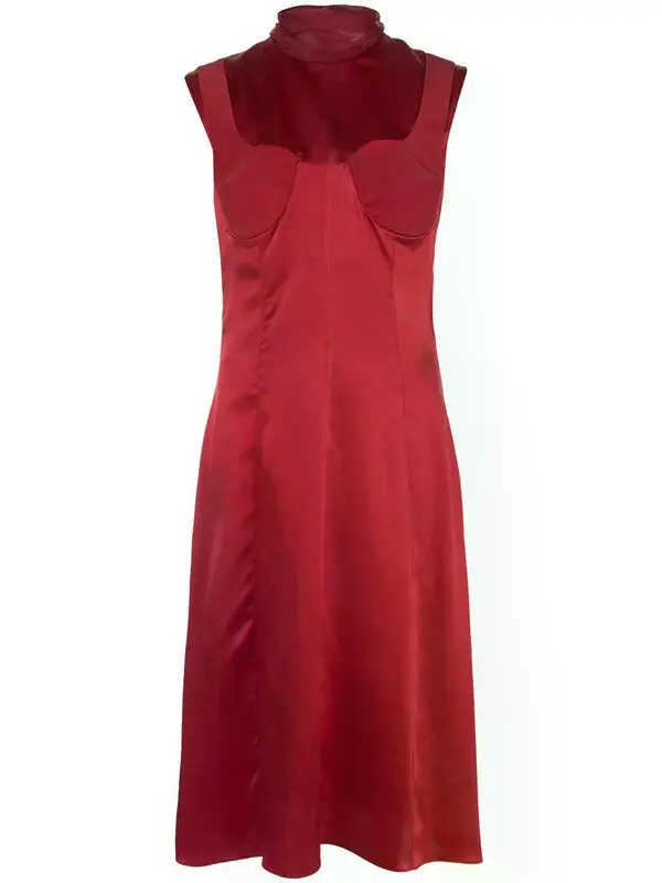 DELADA Silk Cut-out Detail Dress