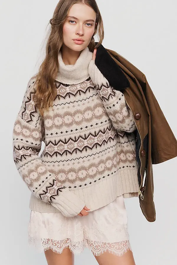 Barbour Fairisle Turtleneck Sweater