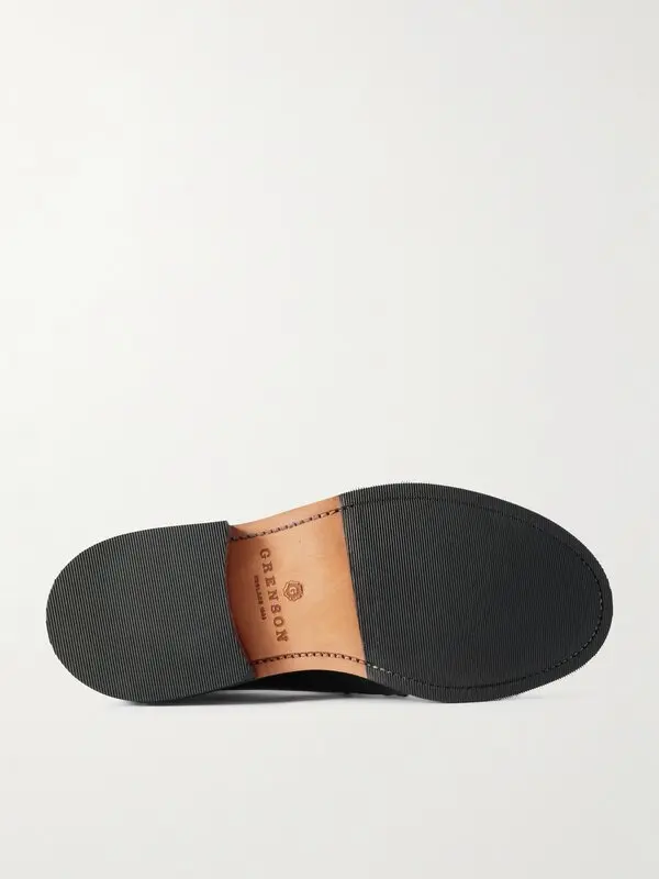 Grenson Camden Polished-leather Derby Shoes